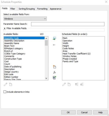 Window and Door Schedules – MODE | architecture